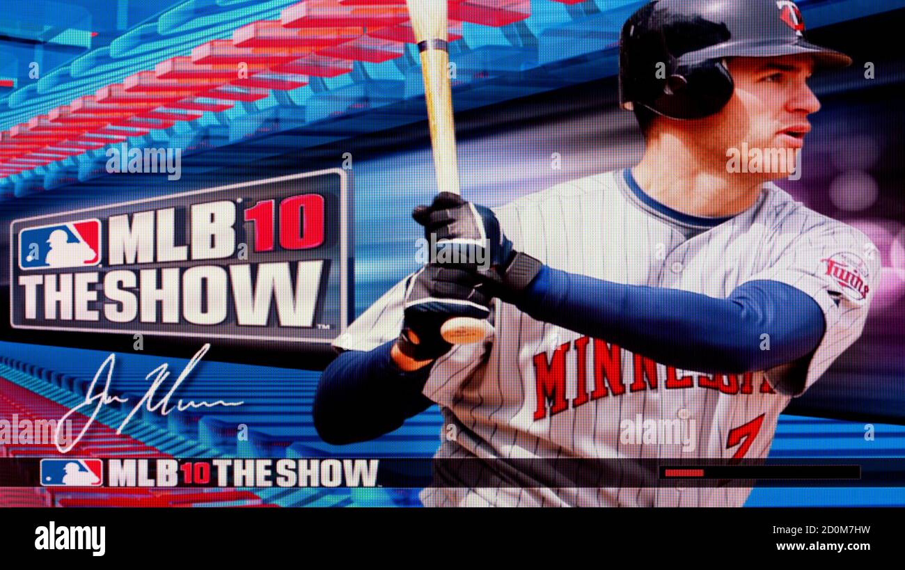 MLB 10 The Show - Sony Playstation 2 PS2 - Editorial use only Stock Photo - Alamy