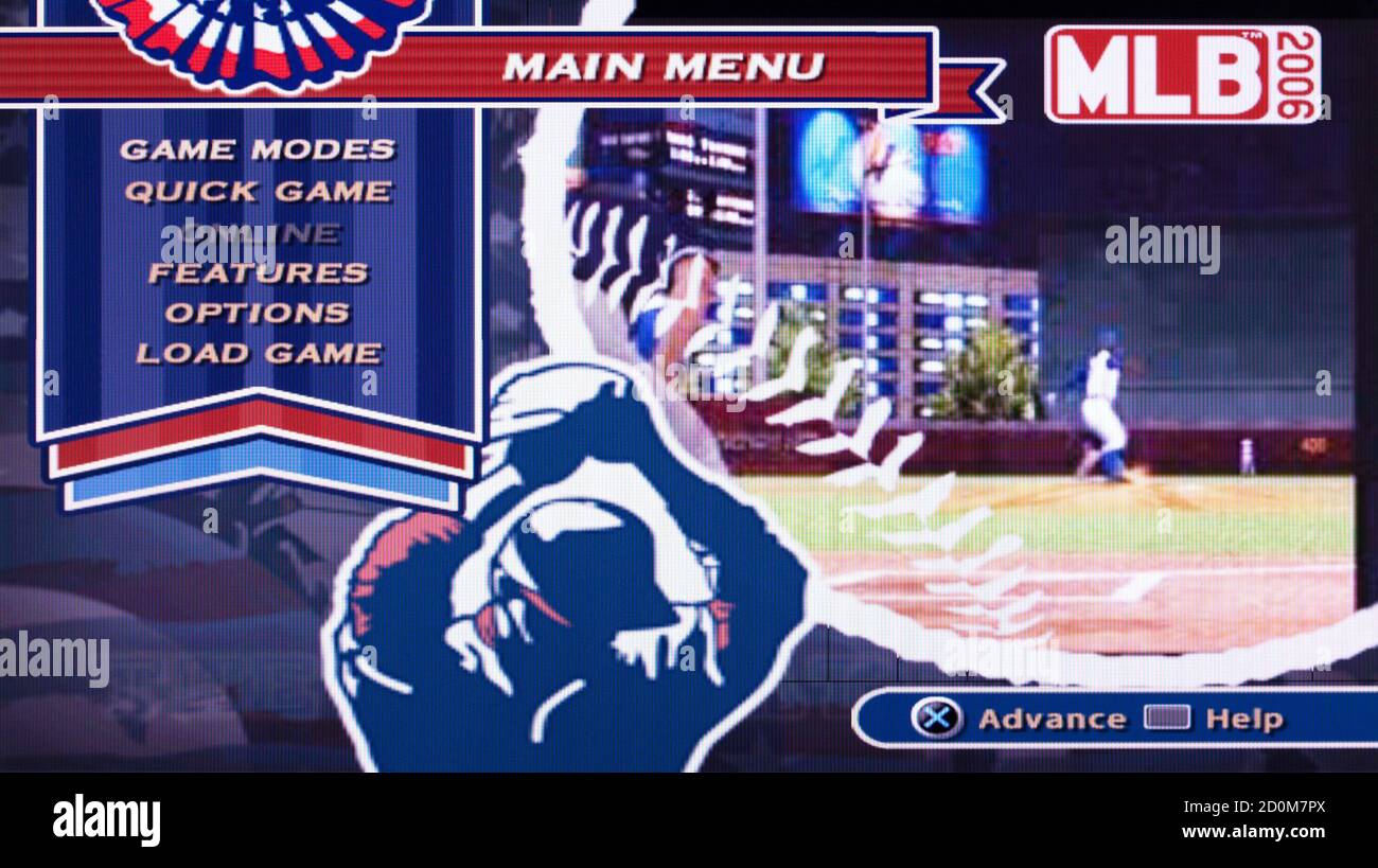 MLB 2006 - Sony Playstation 2 PS2 - Editorial use only Stock Photo - Alamy