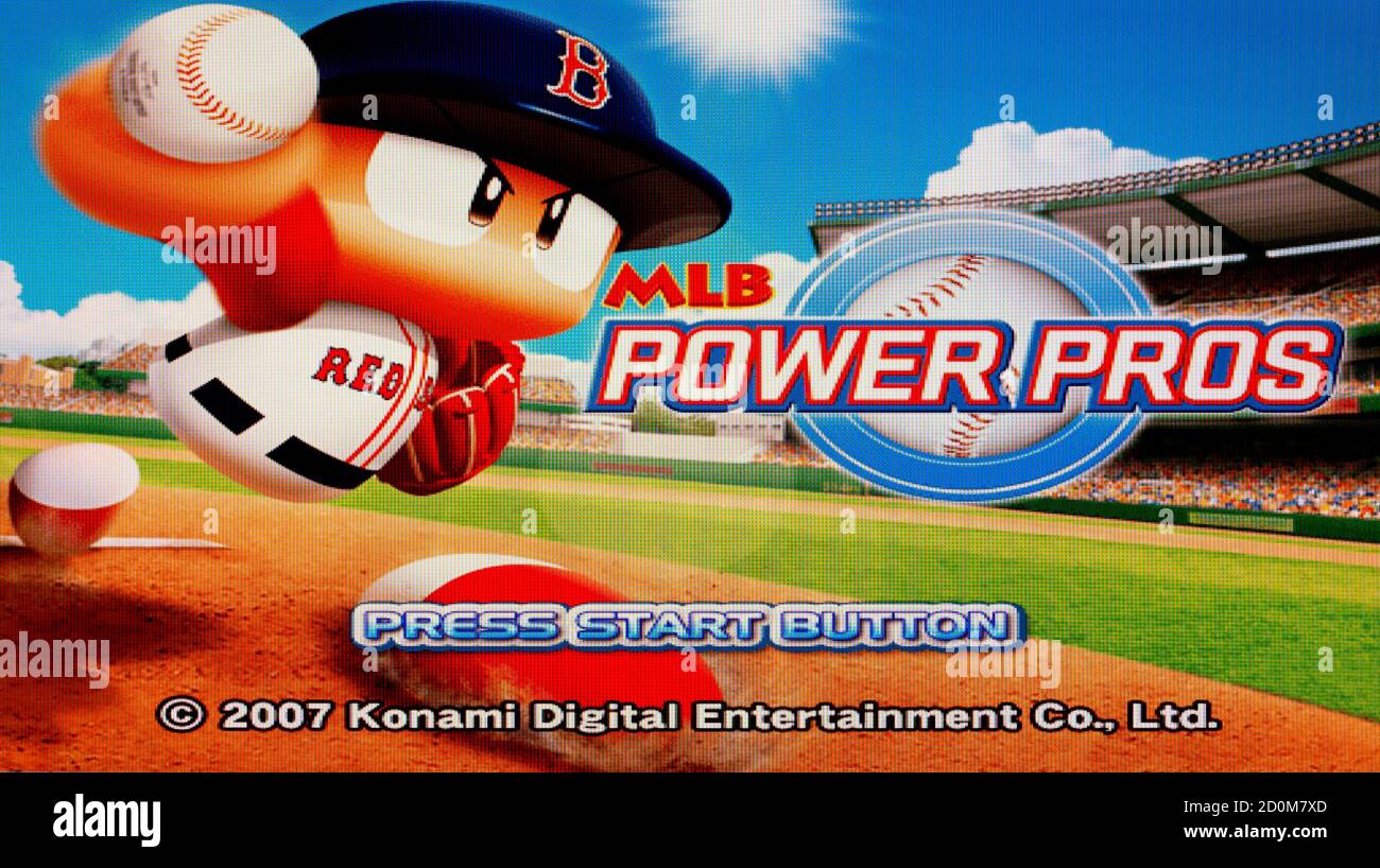 MLB Power Pros - Sony Playstation 2 PS2 - Editorial use only Stock ...