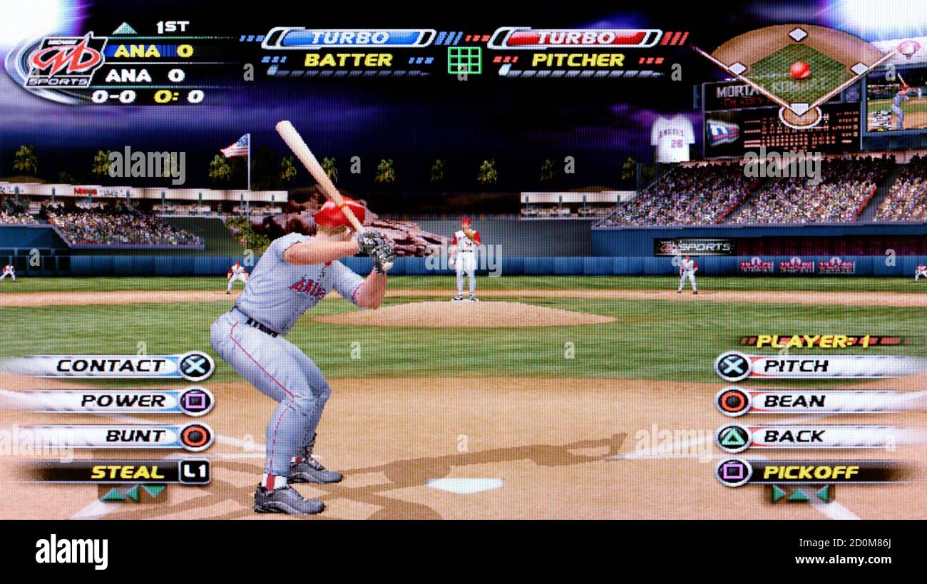 MLB Slugfest 2004 - Sony Playstation 2 PS2 - Editorial use only Stock ...