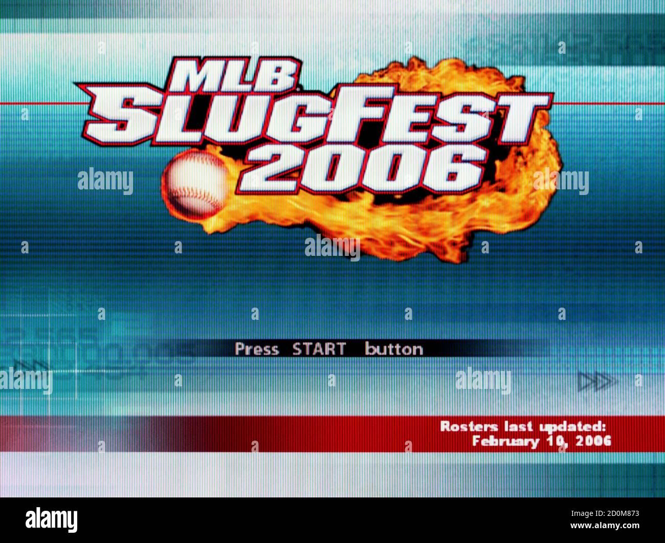 MLB Slugfest 2006 - Sony Playstation 2 PS2 - Editorial use only Stock ...