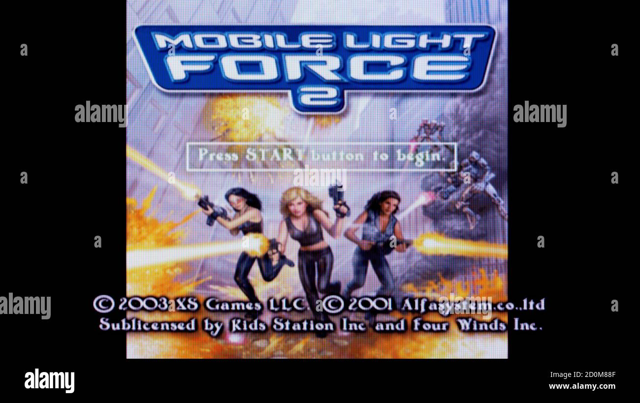 Mobile Light Force 2 - Sony Playstation 2 PS2 - Editorial use only ...
