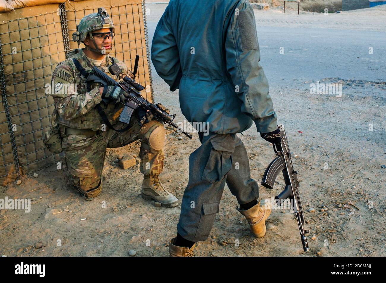 Forward operating base fenty afghanistan afghan hi-res stock ...