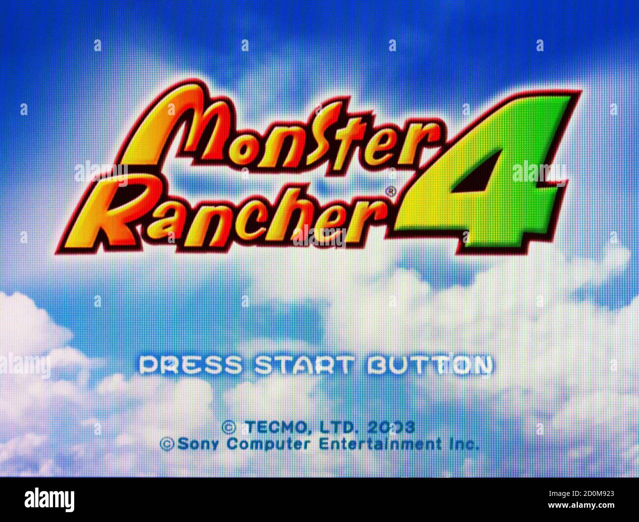 Monster Rancher 4 - Sony Playstation 2 PS2 - Editorial use only Stock ...