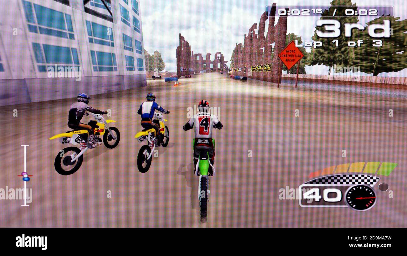 MX2002 Featuring Ricky Carmichael - Sony Playstation 2 PS2 - Editorial ...
