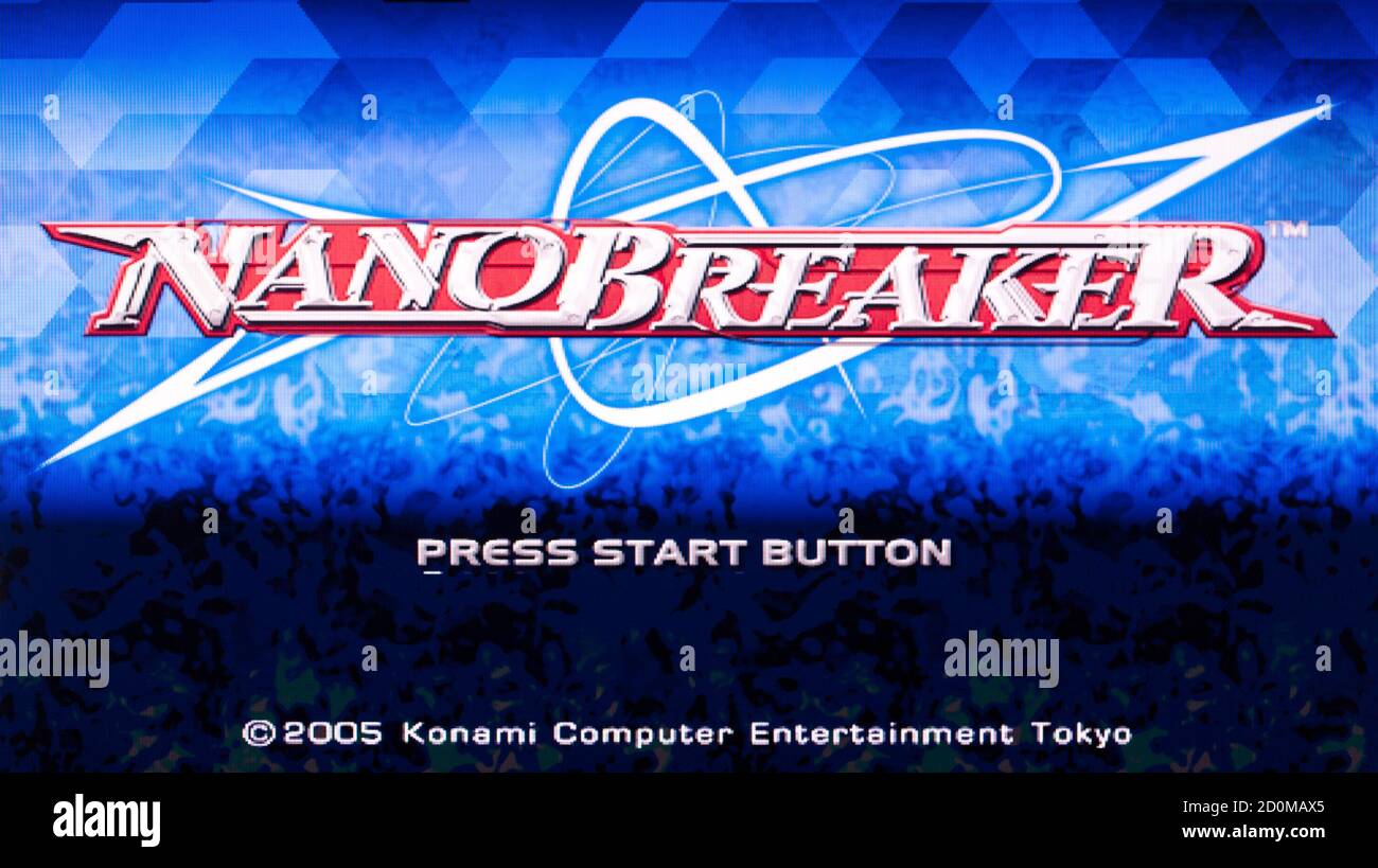 Nano Breaker - Sony Playstation 2 PS2 - Editorial use only Stock Photo ...