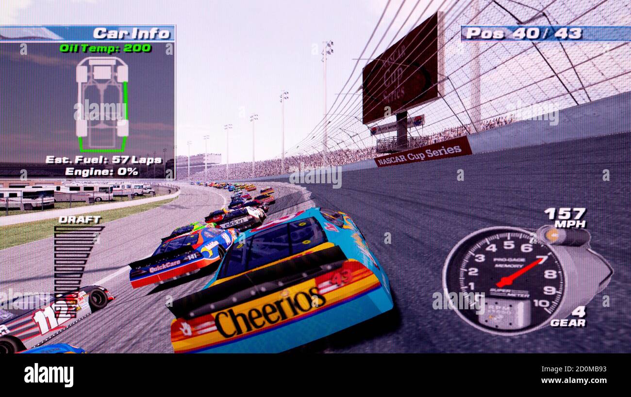 Nascar - Dirt to Daytona - Sony Playstation 2 PS2 - Editorial use only ...