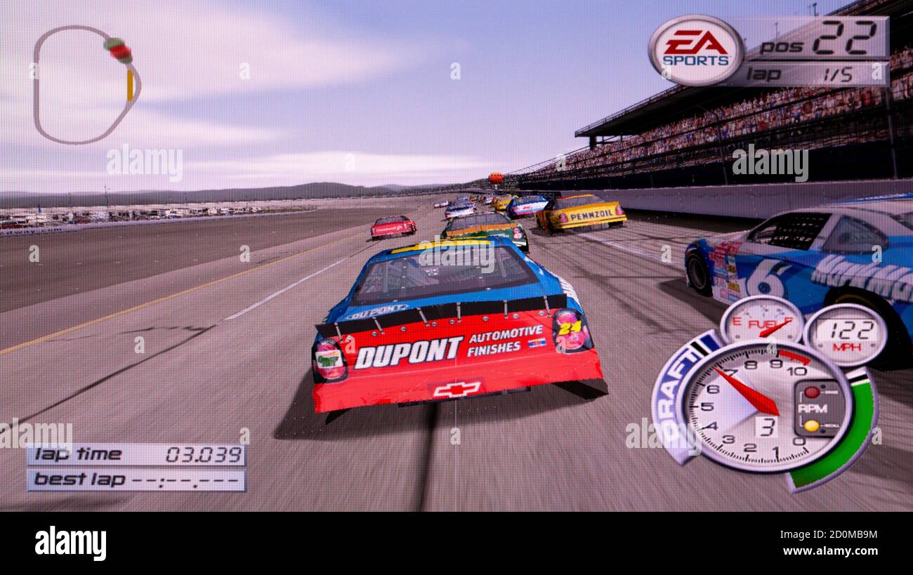 Nascar Thunder 2002 - Sony Playstation 2 PS2 - Editorial use only Stock ...
