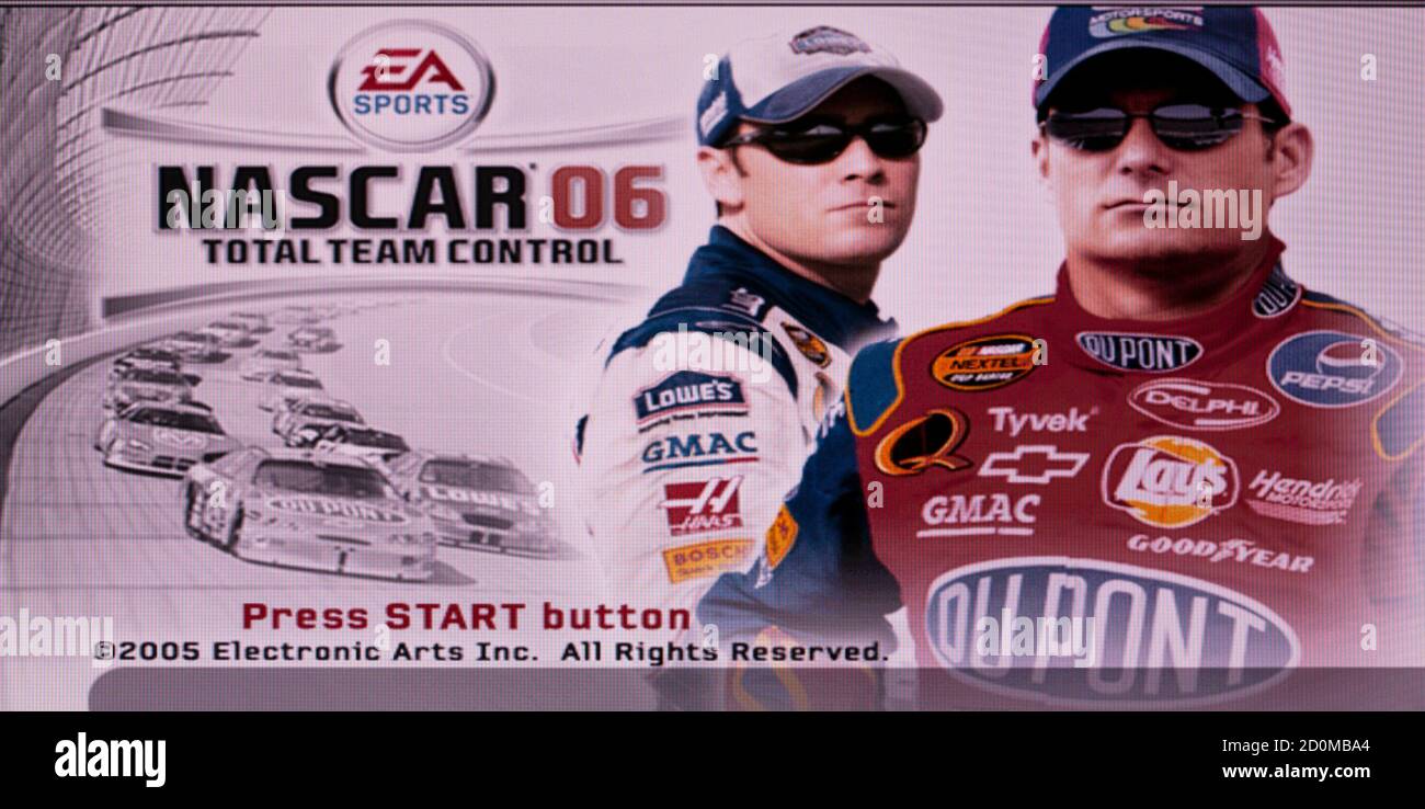 Nascar 06 - Sony Playstation 2 PS2 - Editorial use only Stock Photo - Alamy