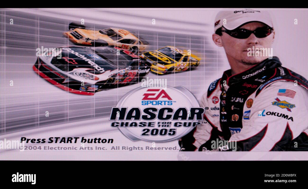 Nascar 2005 - Sony Playstation 2 PS2 - Editorial use only Stock Photo ...