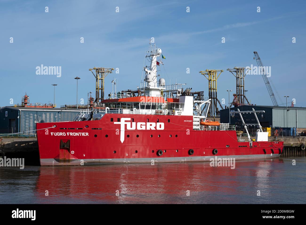 Fugro Frontier offshore industries support vessel Great Yarmouth ...