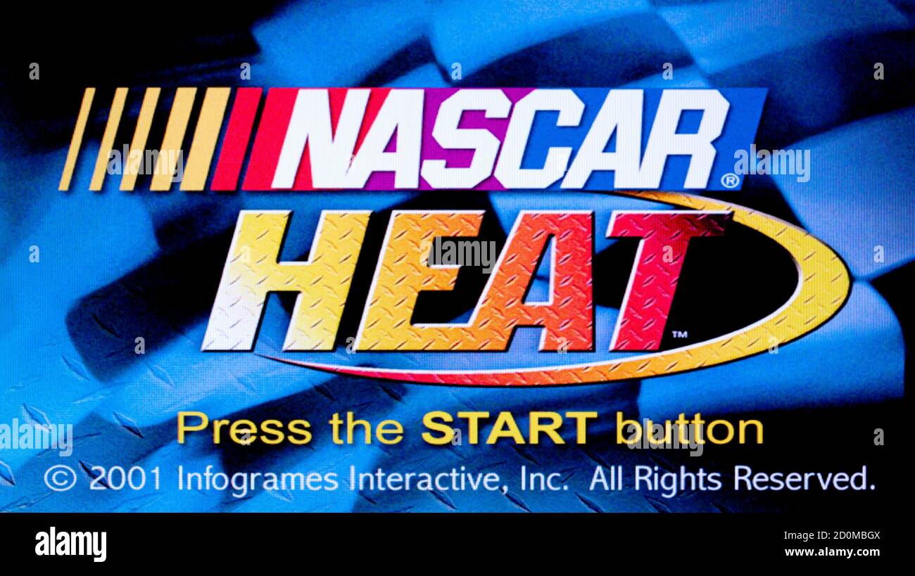 Nascar Heat - Sony Playstation 2 PS2 - Editorial use only Stock Photo ...