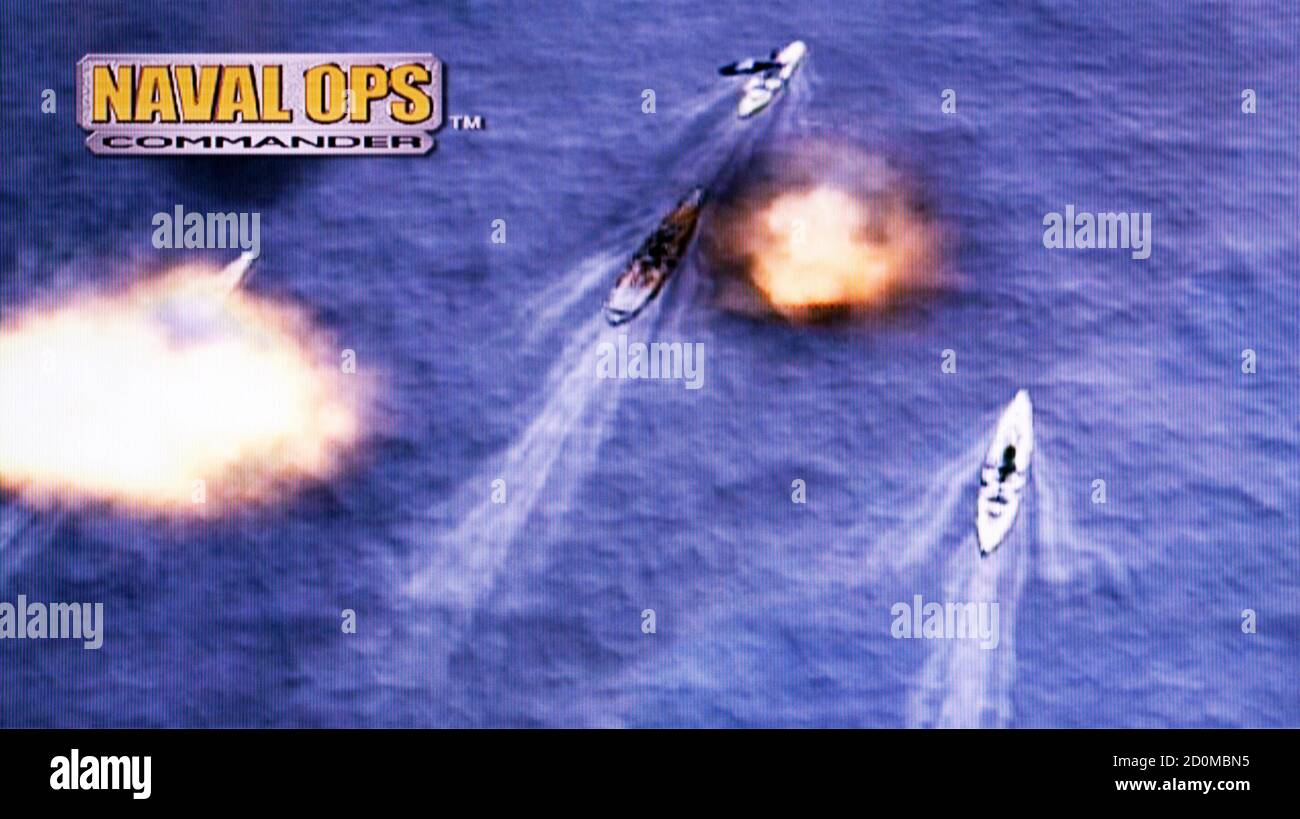 Naval Ops Commander - Sony Playstation 2 PS2 - Editorial use only Stock ...