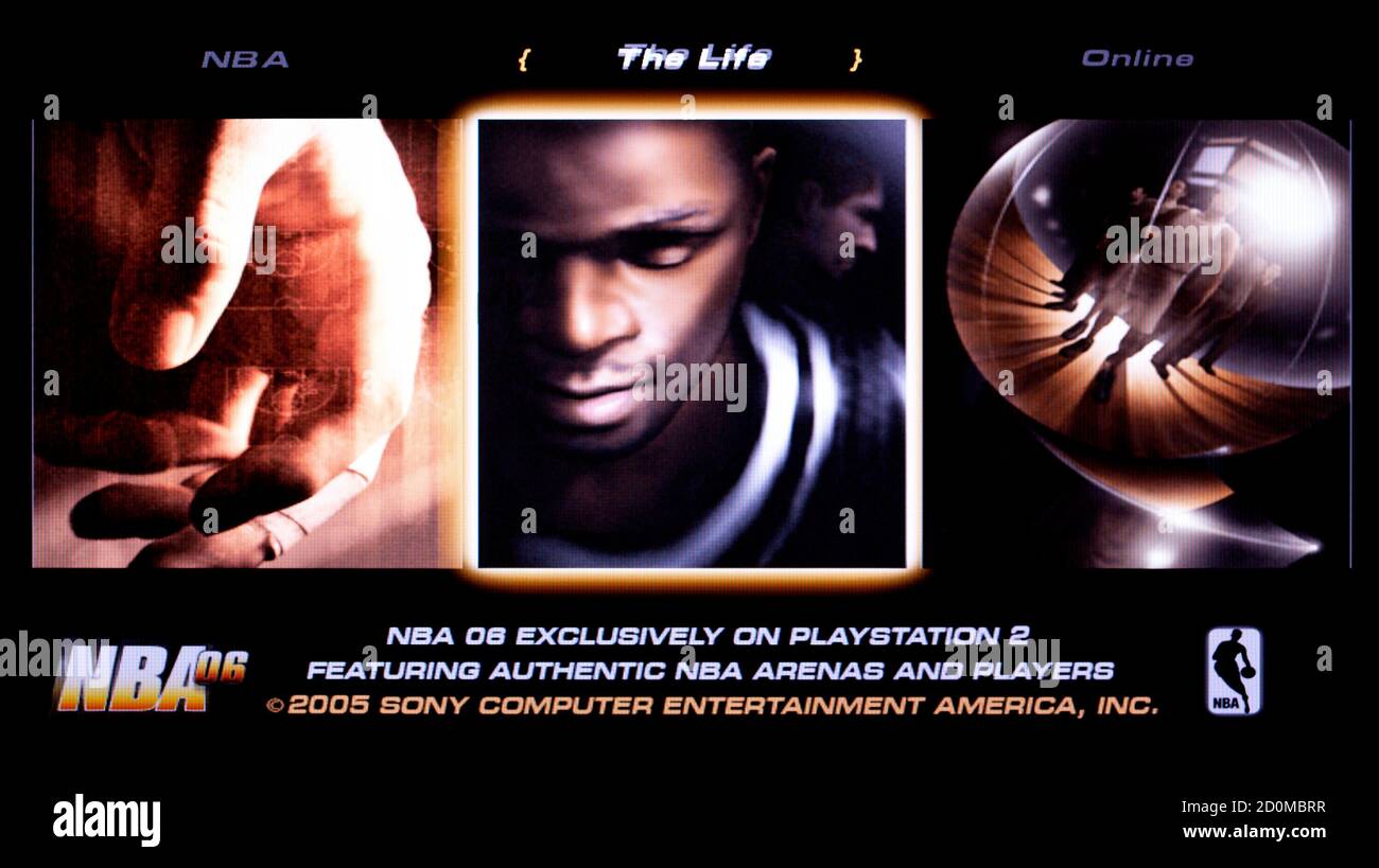 NBA 06 - Sony Playstation 2 PS2 - Editorial use only Stock Photo - Alamy