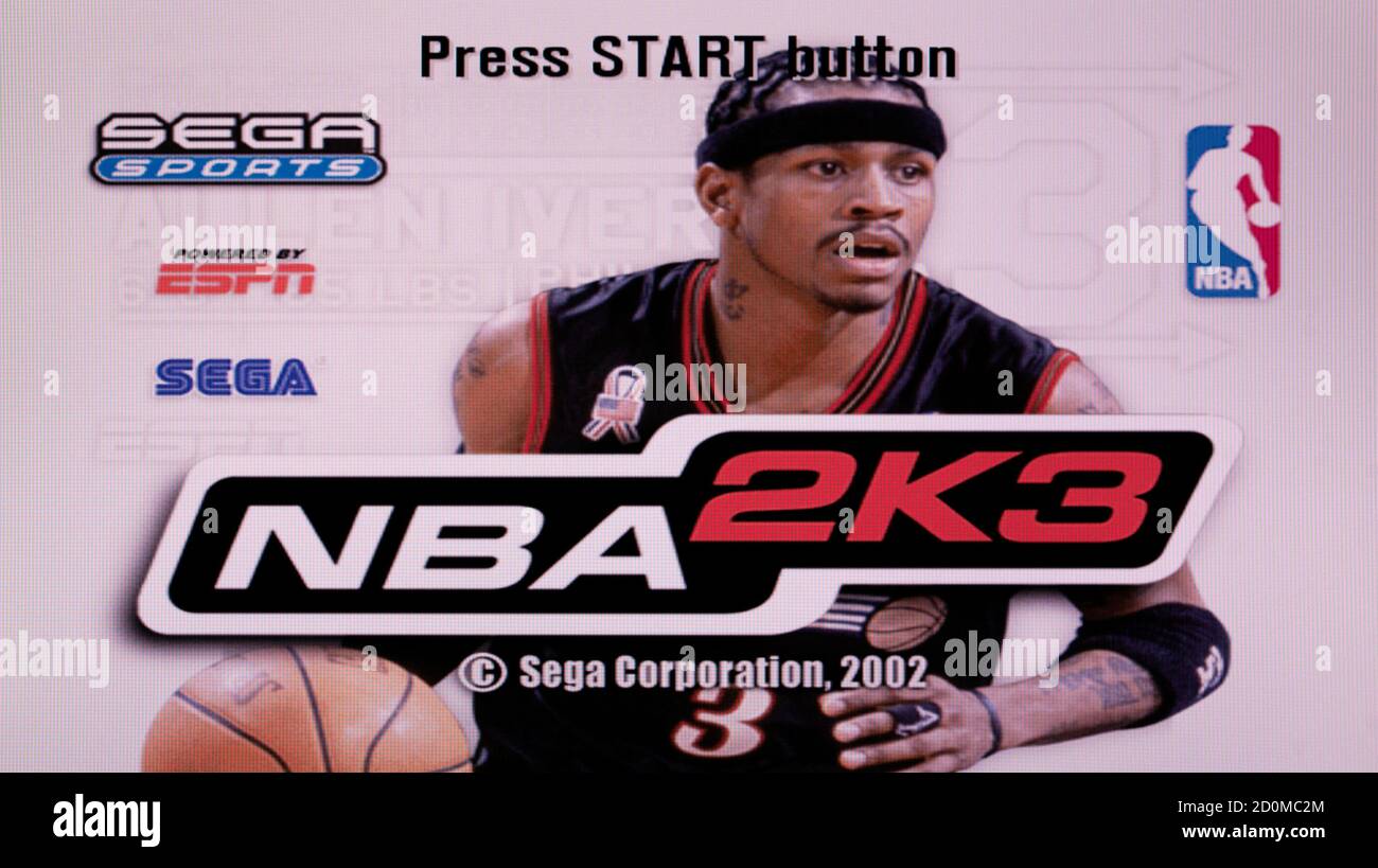 NBA 2K3 - Sony Playstation 2 PS2 - Editorial use only Stock Photo - Alamy