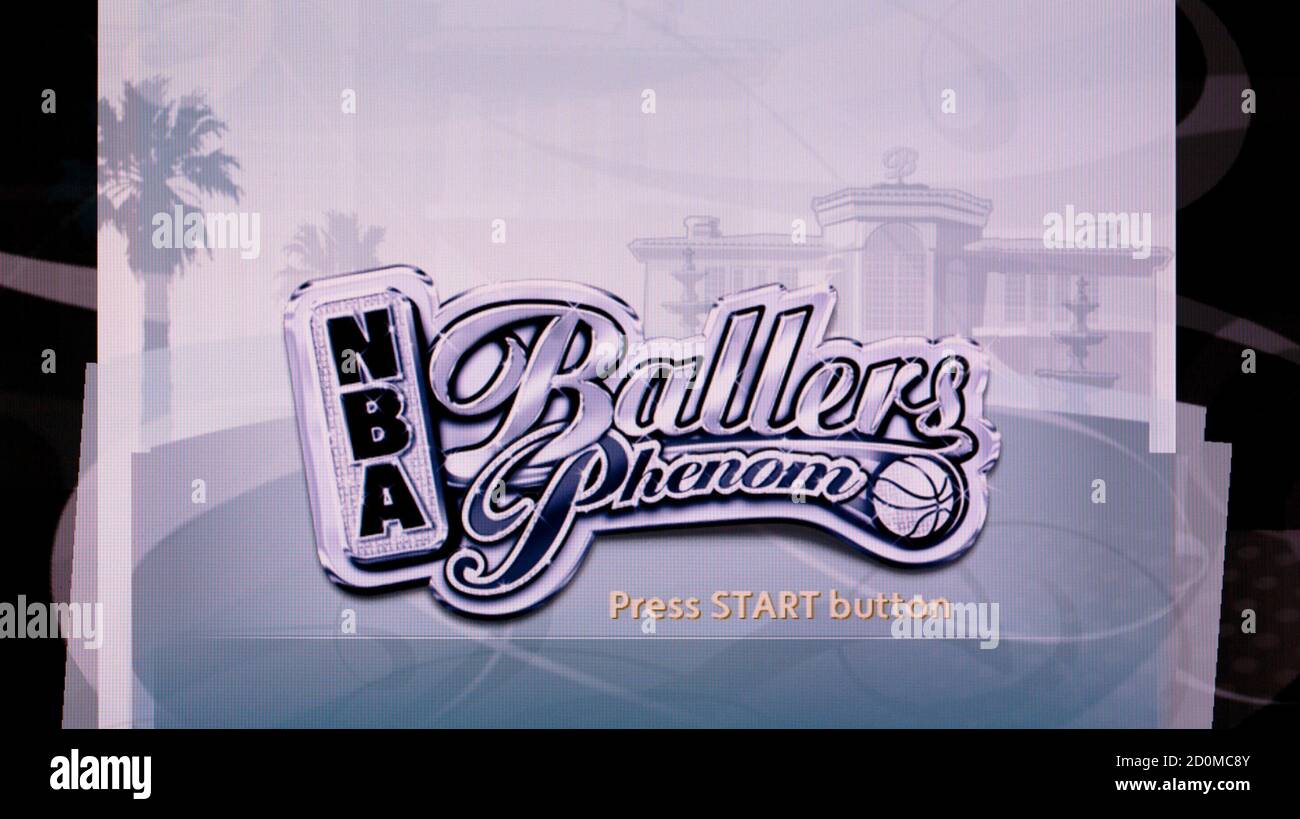 NBA Ballers Phenom - Sony Playstation 2 PS2 - Editorial use only Stock ...