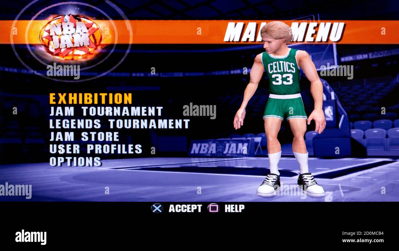 NBA Jam - Sony Playstation 2 PS2 - Editorial use only Stock Photo - Alamy