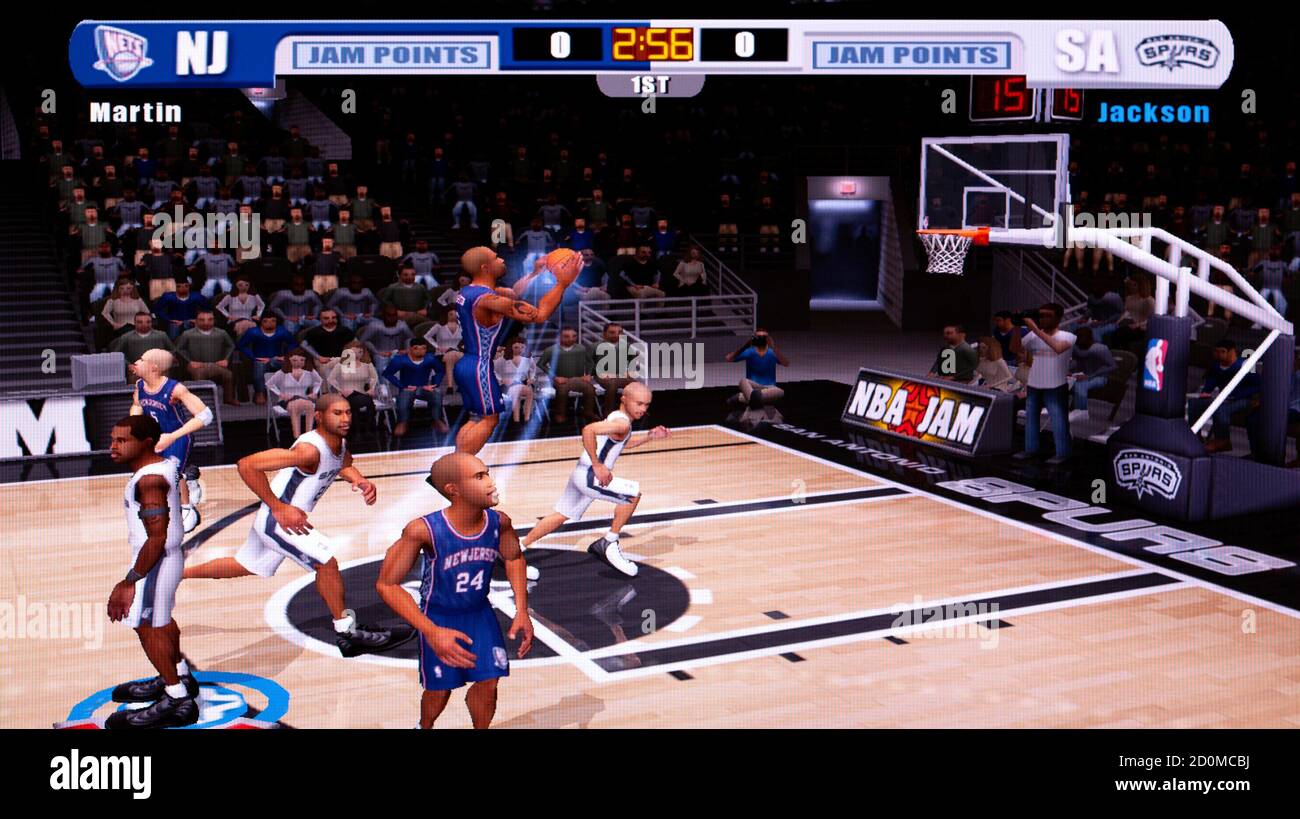 NBA Jam - Sony Playstation 2 PS2 - Editorial use only Stock Photo - Alamy