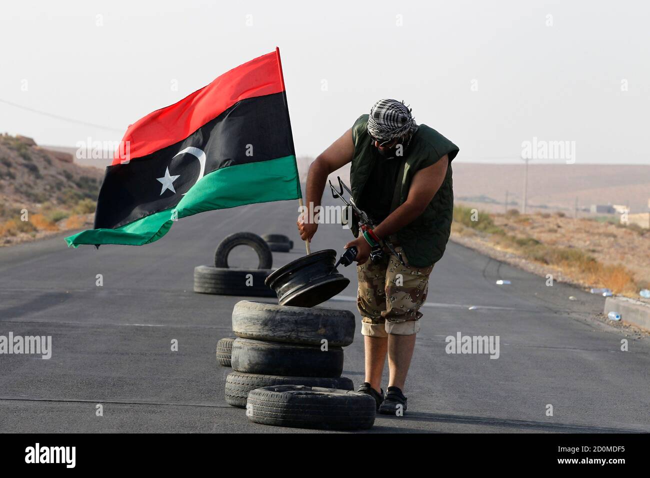 Gaddafi Libya Flag High Resolution Stock Photography and Images - Alamy