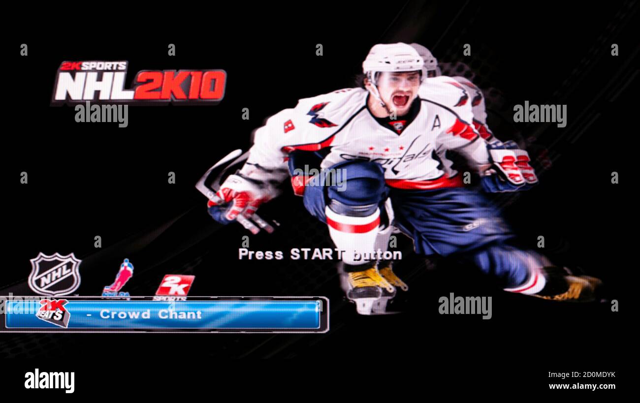 NHL 2K10 - Sony Playstation 2 PS2 - Editorial use only Stock Photo - Alamy
