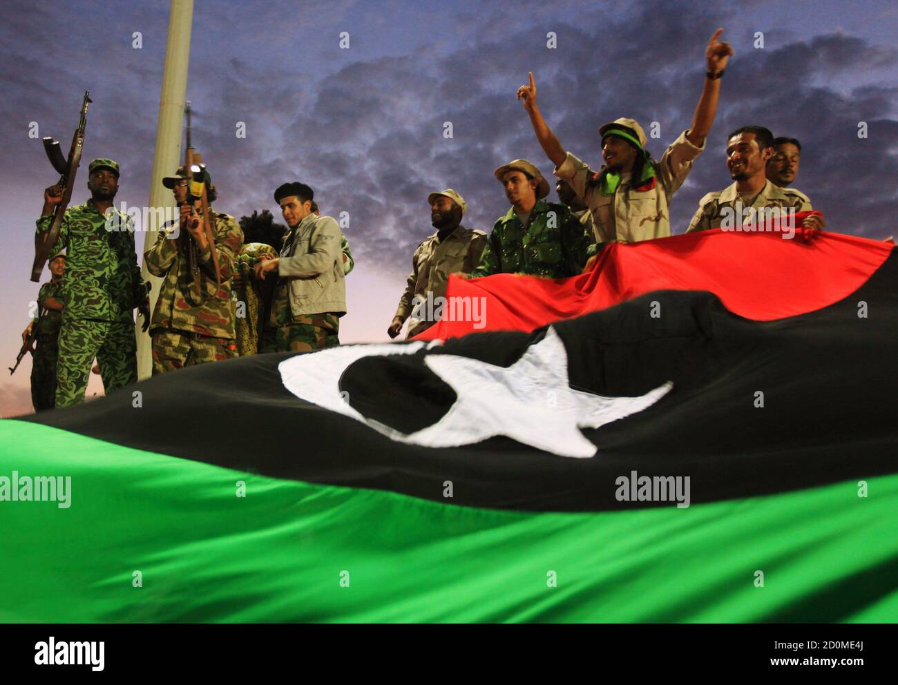 Libya flag gaddafi hi-res stock photography and images - Alamy