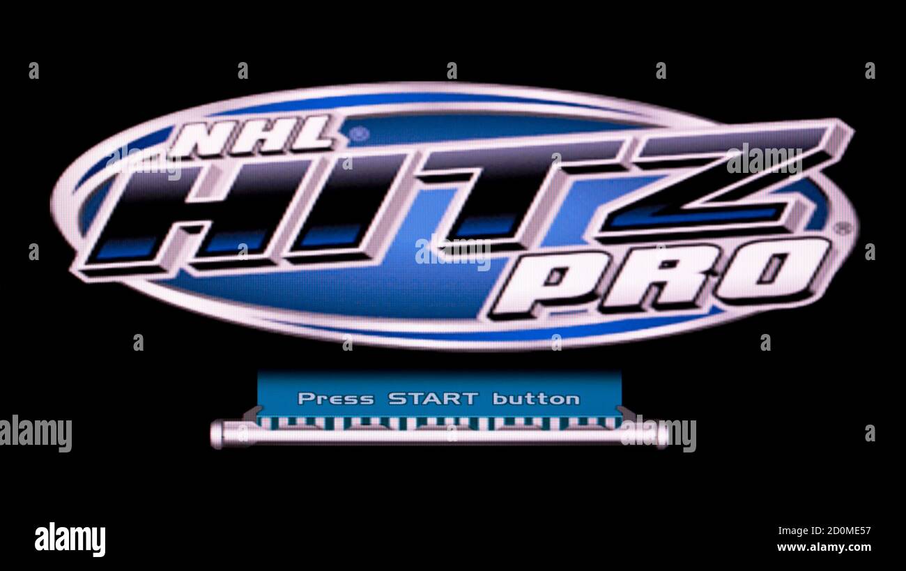 NHL Hitz Pro - Sony Playstation 2 PS2 - Editorial use only Stock Photo ...