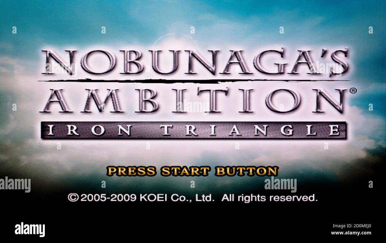 Nobunaga's Ambition - Iron Triangle - Sony Playstation 2 PS2 ...