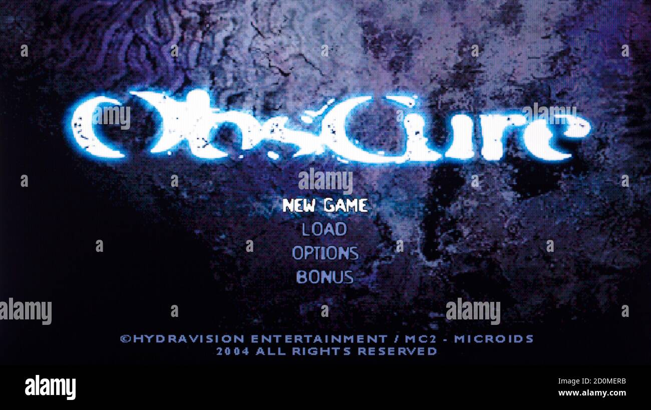 Obscure - Sony Playstation 2 PS2 - Editorial use only Stock Photo - Alamy