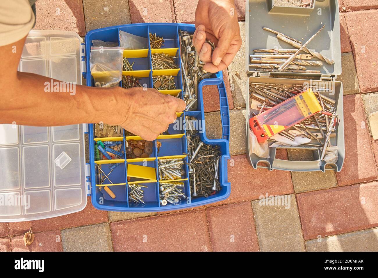 Storage box for bolts, nuts, screws. Storage box for bolts, nuts ...