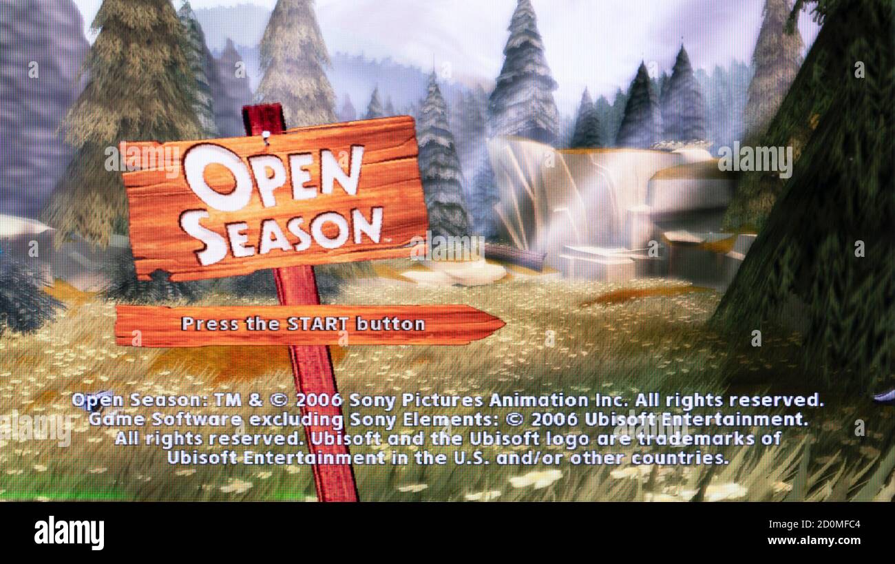 Open Season - Sony Playstation 2 PS2 - Editorial use only Stock Photo ...