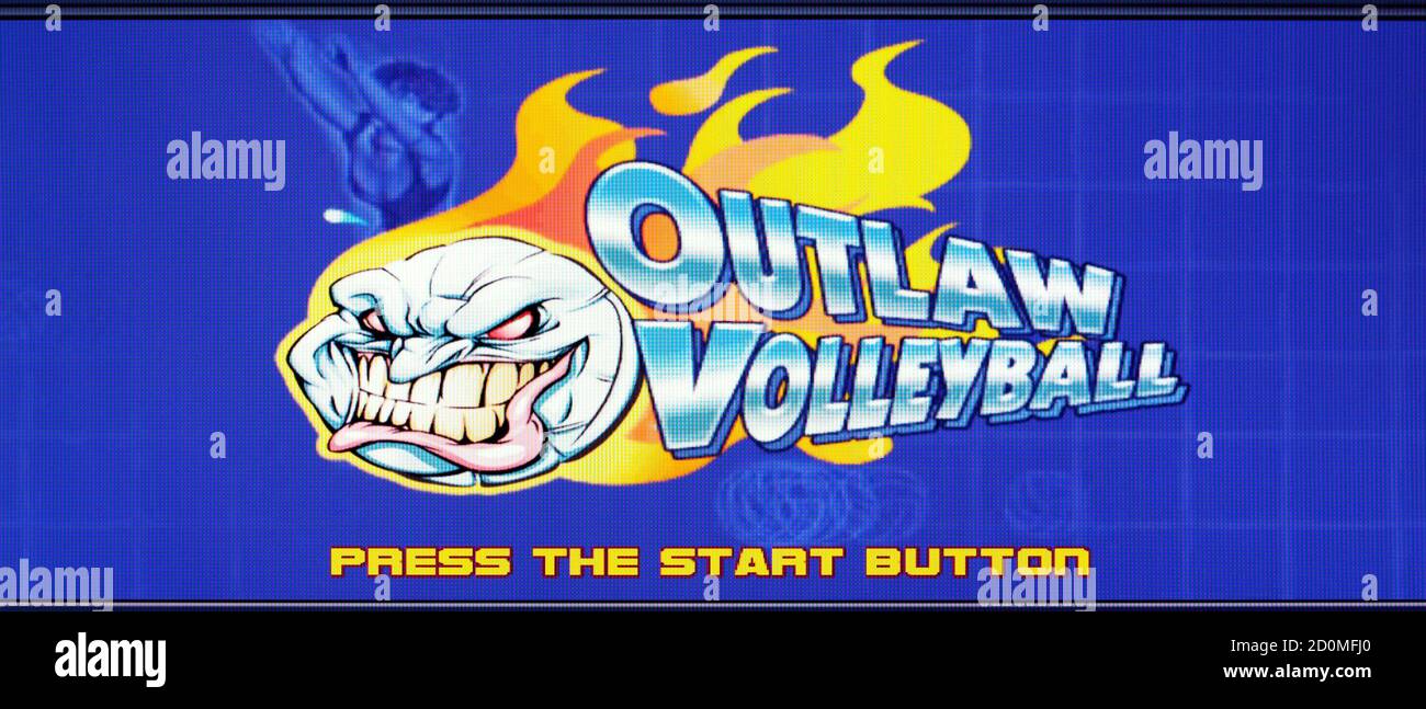Outlaw Volleyball - Sony Playstation 2 PS2 - Editorial use only Stock ...