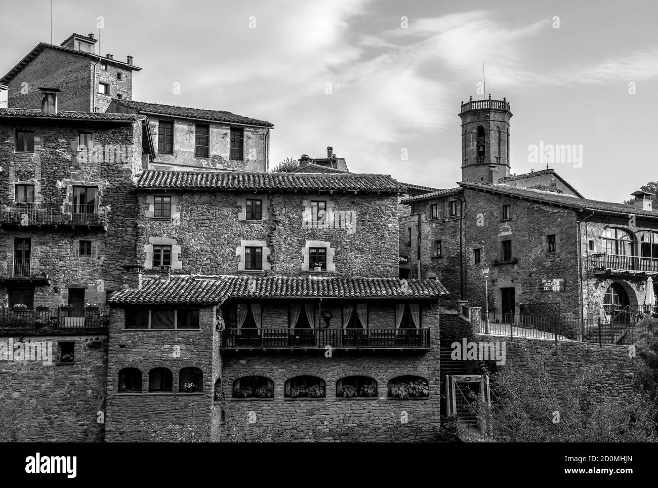 Rupit, medieval village, Catalonia, Spain Stock Photo - Alamy