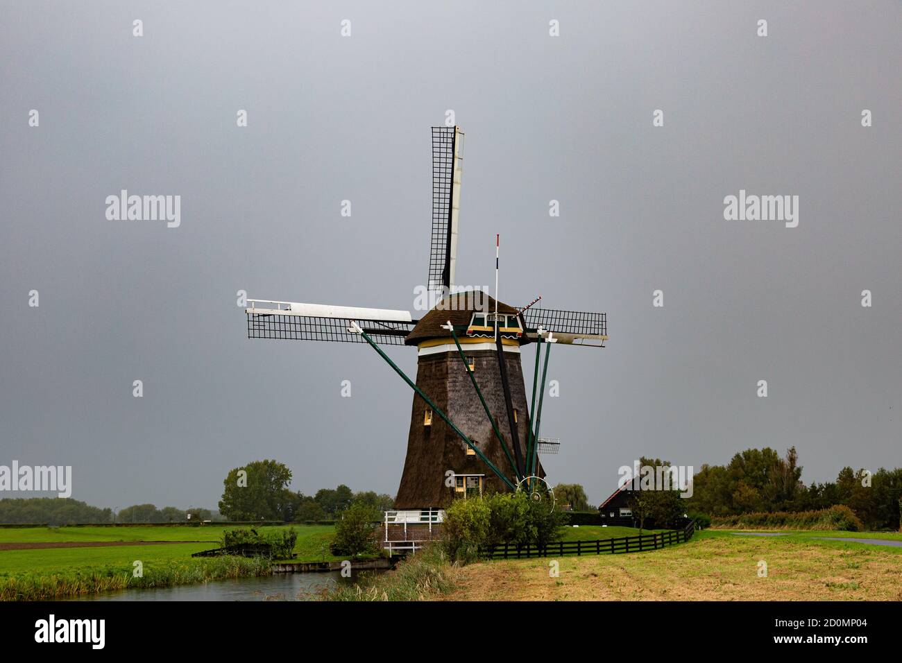 Ancient dutch windmill hi-res stock photography and images - Alamy