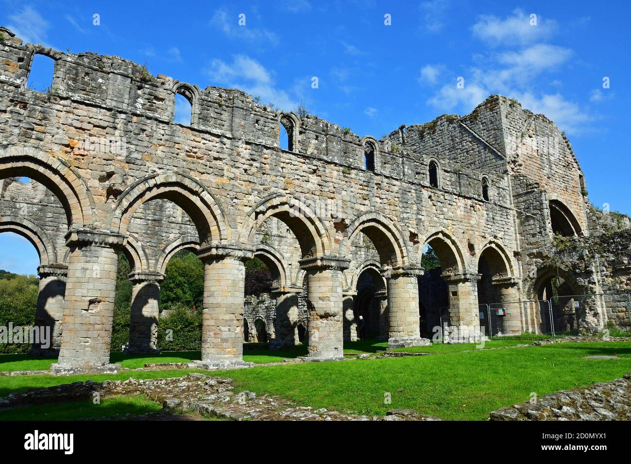 Buildwas Abbey, a Cistercian monastery located on the banks of the ...