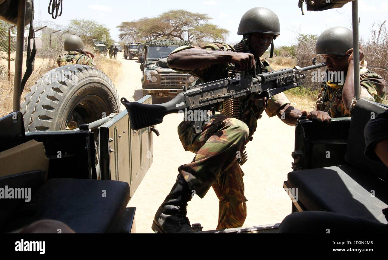 Kenya defence force kdf soldiers hi-res stock photography and images - Alamy