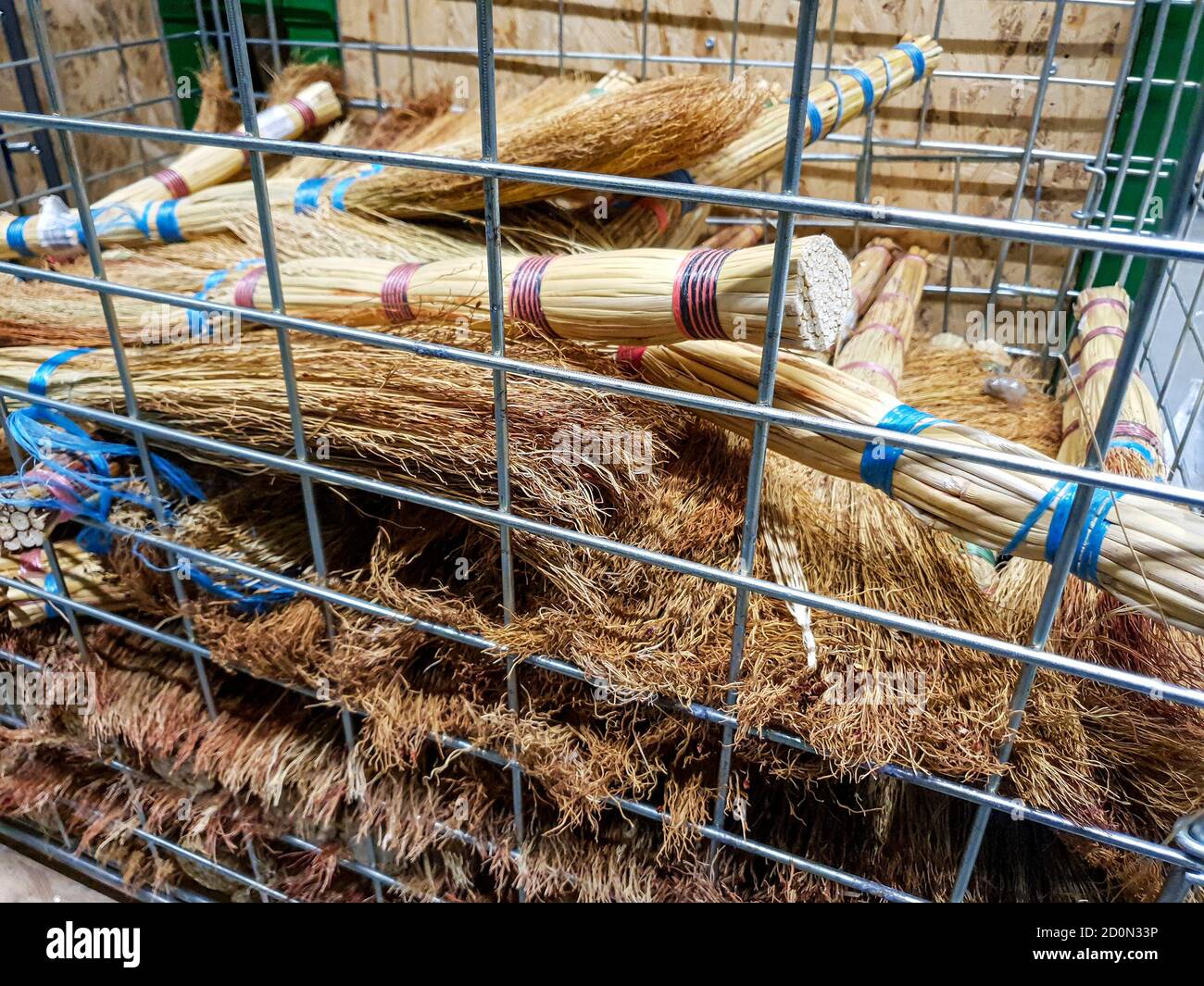 Grass brooms hi-res stock photography and images - Alamy