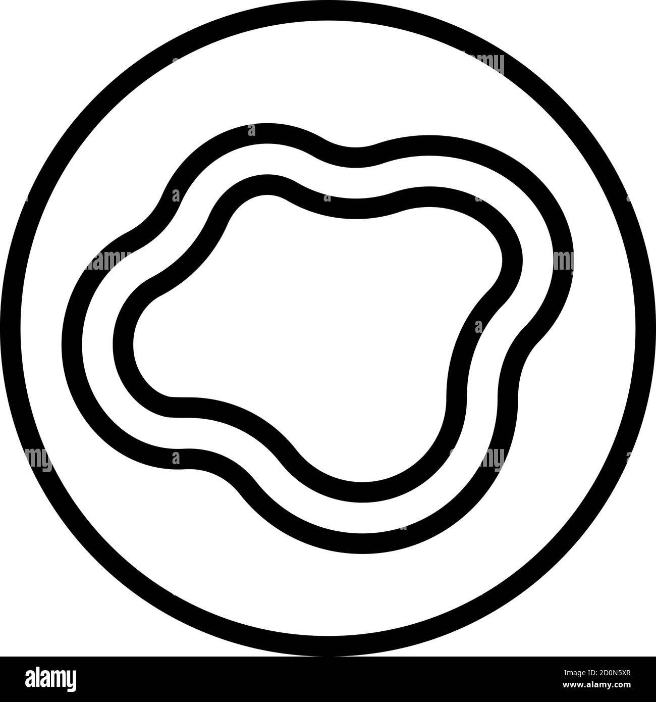 bruise skin disease line icon vector illustration Stock Vector Image ...