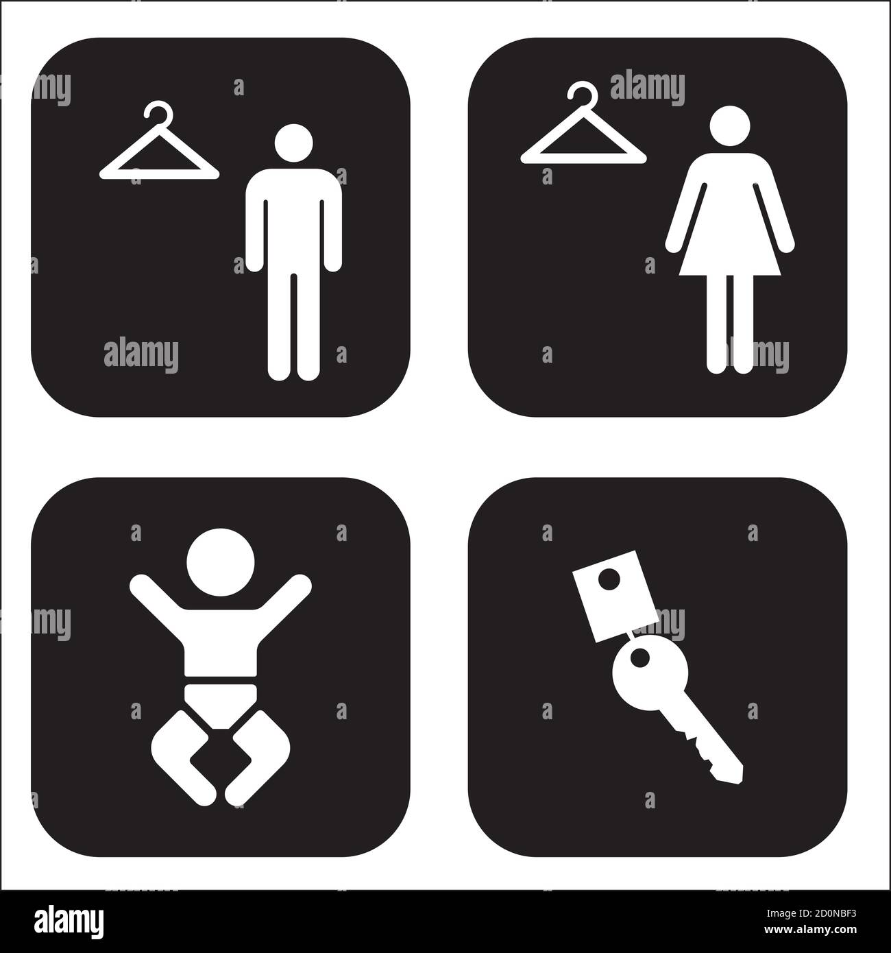 Changing room sign Black and White Stock Photos & Images - Alamy
