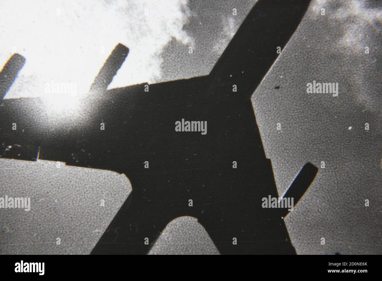 Fine 1970s vintage black and white photography of a jet air plane ...