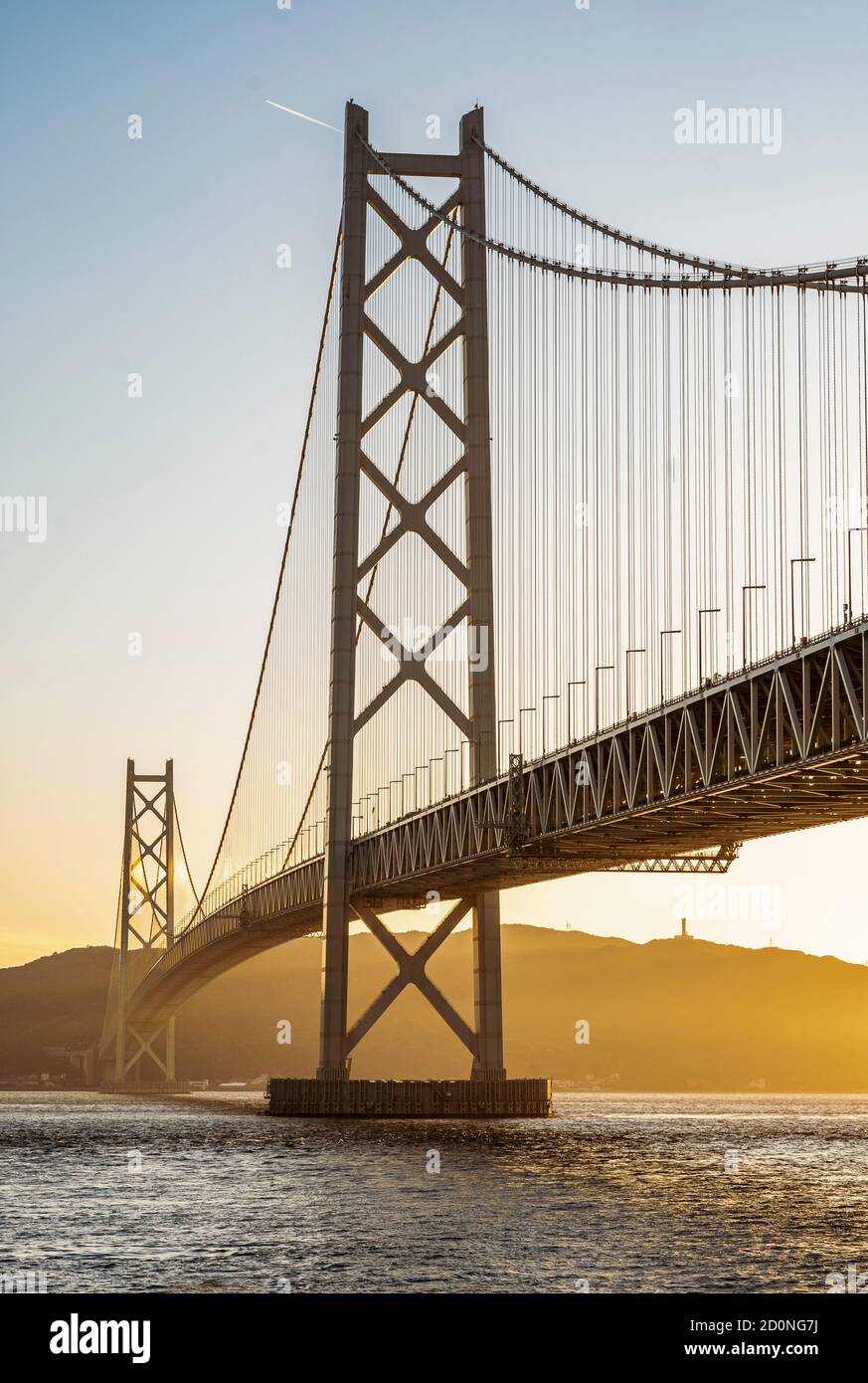 The beautiful long bridge of Kobe in Japan Stock Photo - Alamy
