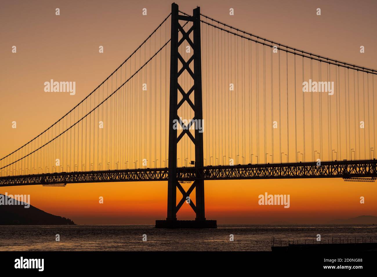 Kobe Bridge during sunset Stock Photo - Alamy