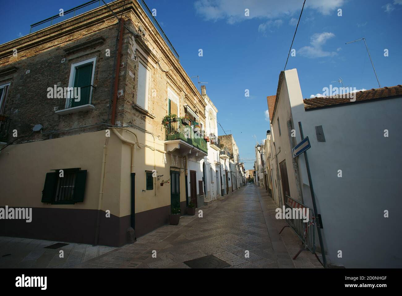 Historic center of Bernalda, Matera province, Basilicata, Italy Stock ...