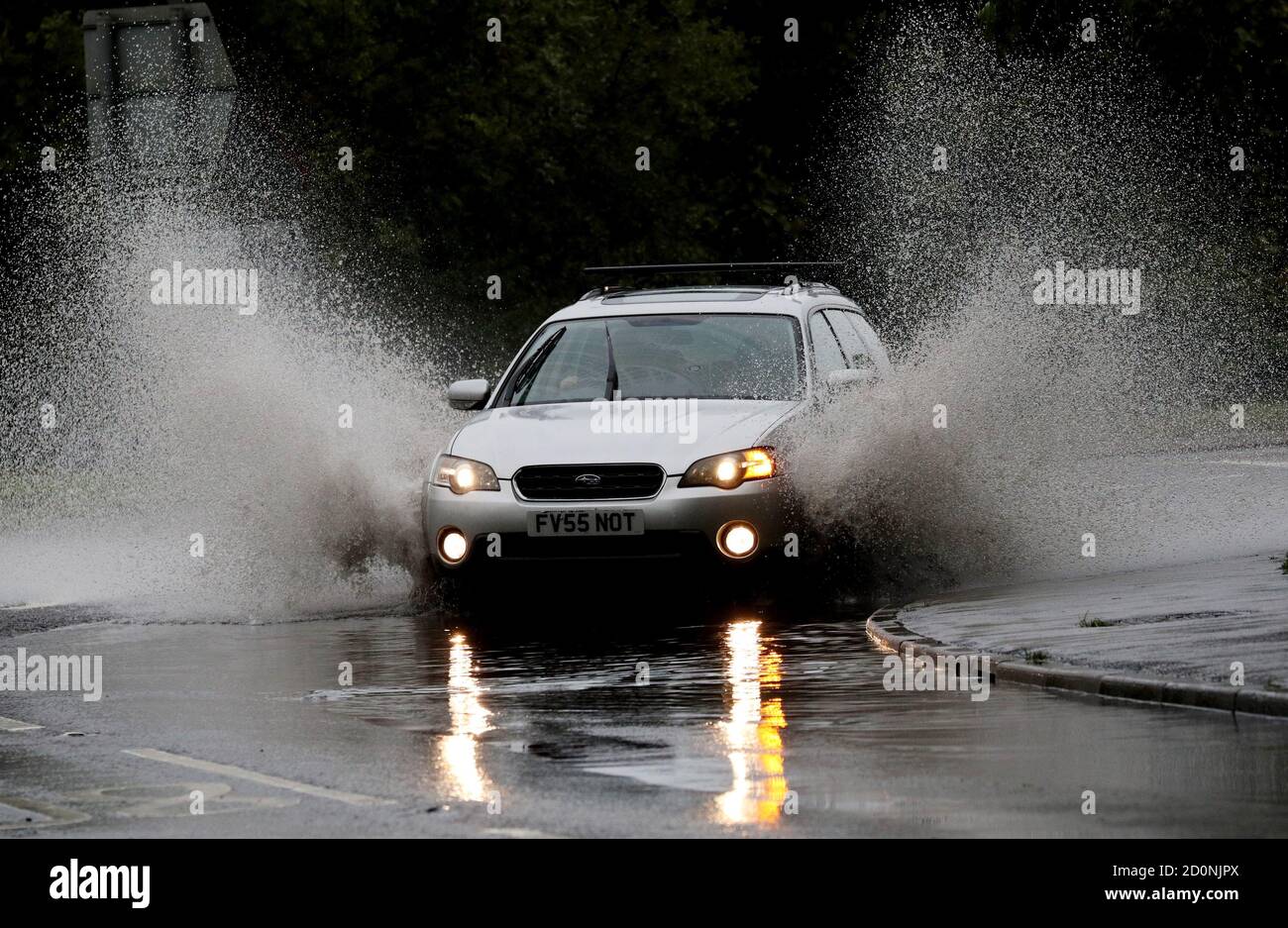 Berkshire as heavy rain is lashing parts of the uk hi-res stock ...