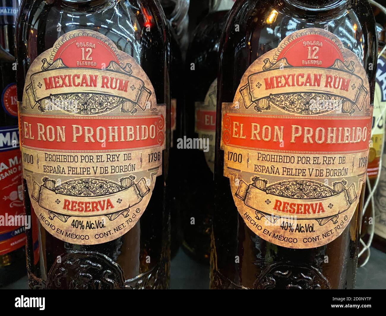 Ron prohibido hi-res stock photography and images - Alamy