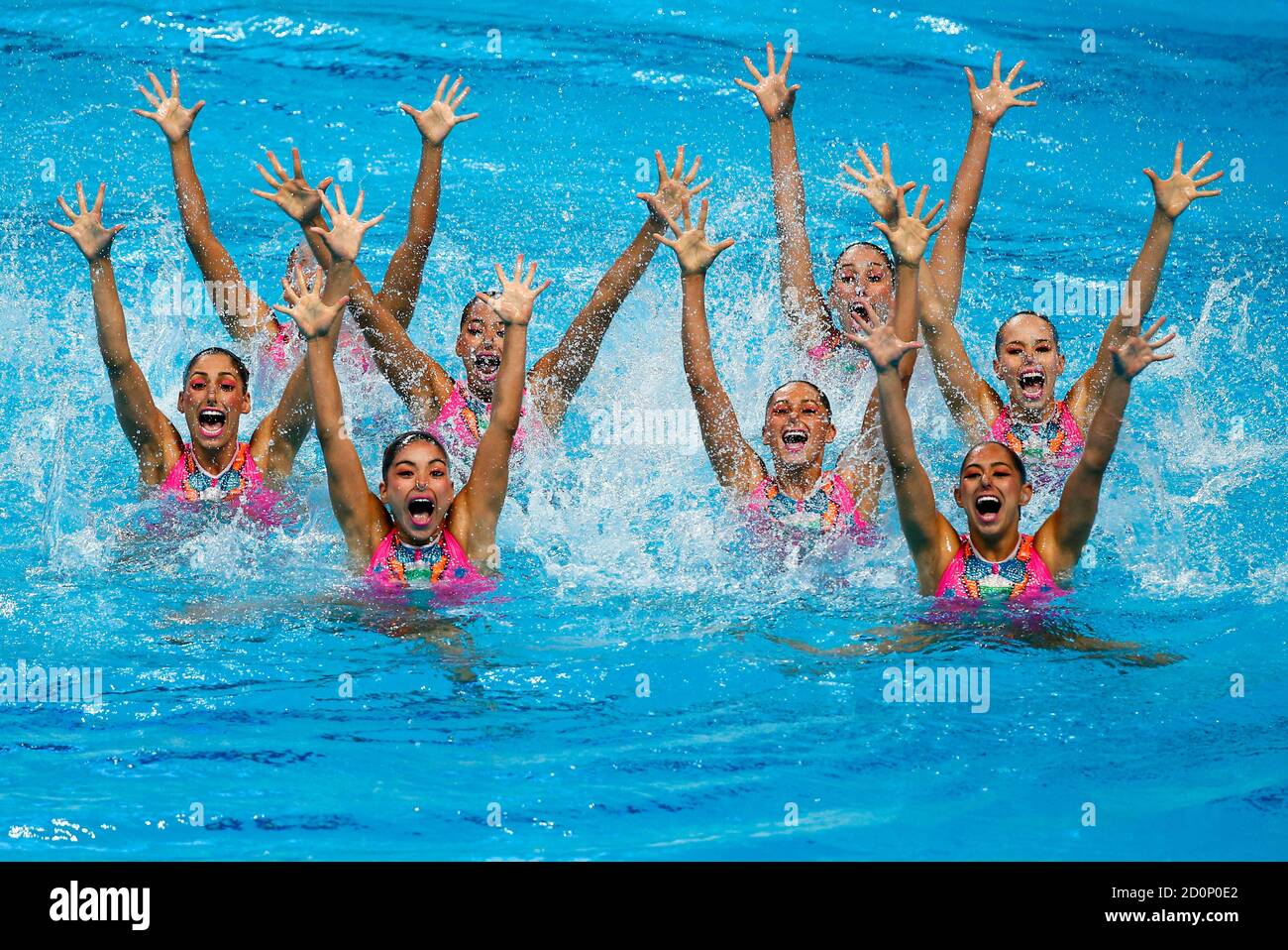 Team mexico synchronised swimming hi-res stock photography and images ...