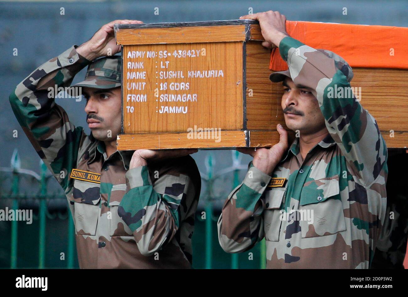 Indian soldier coffin hi-res stock photography and images - Alamy