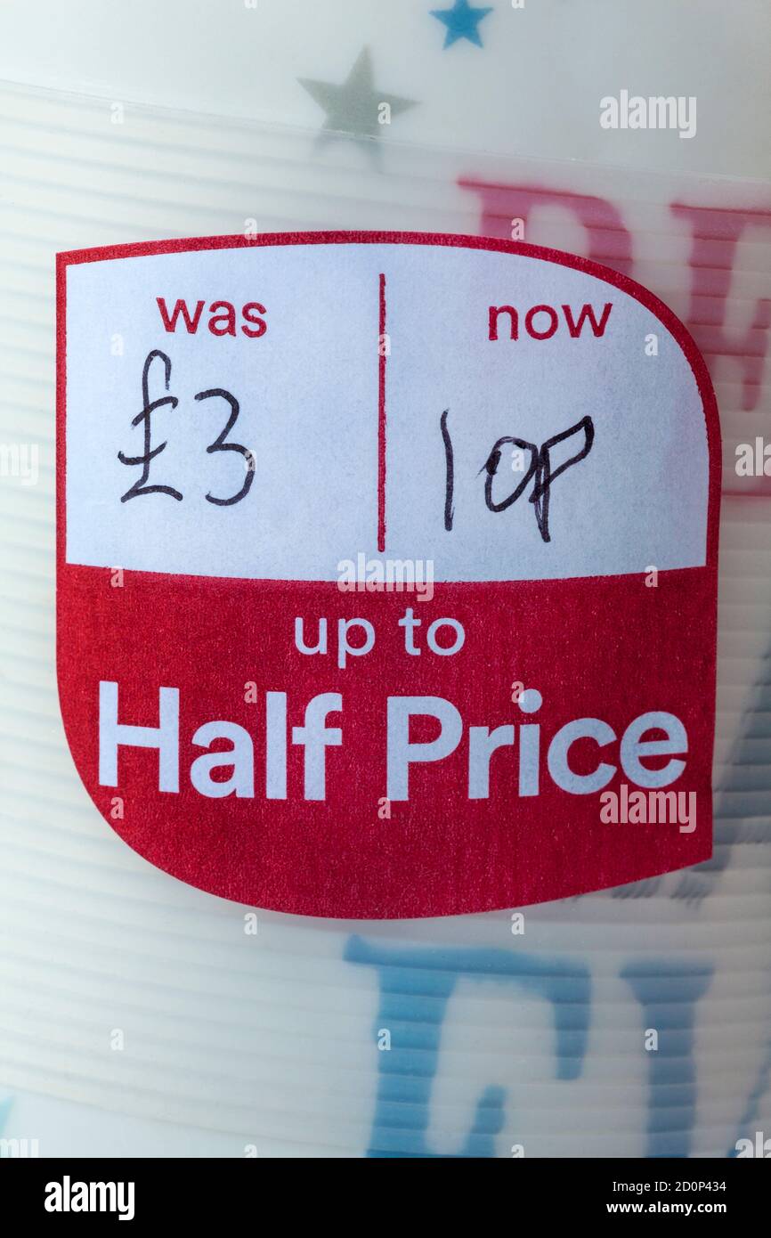 Reduced price sticker hi-res stock photography and images - Alamy