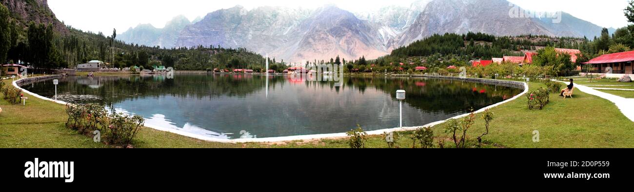 Lower Kachura Lake, also known as Shangrila Lake is located in Kachura ...