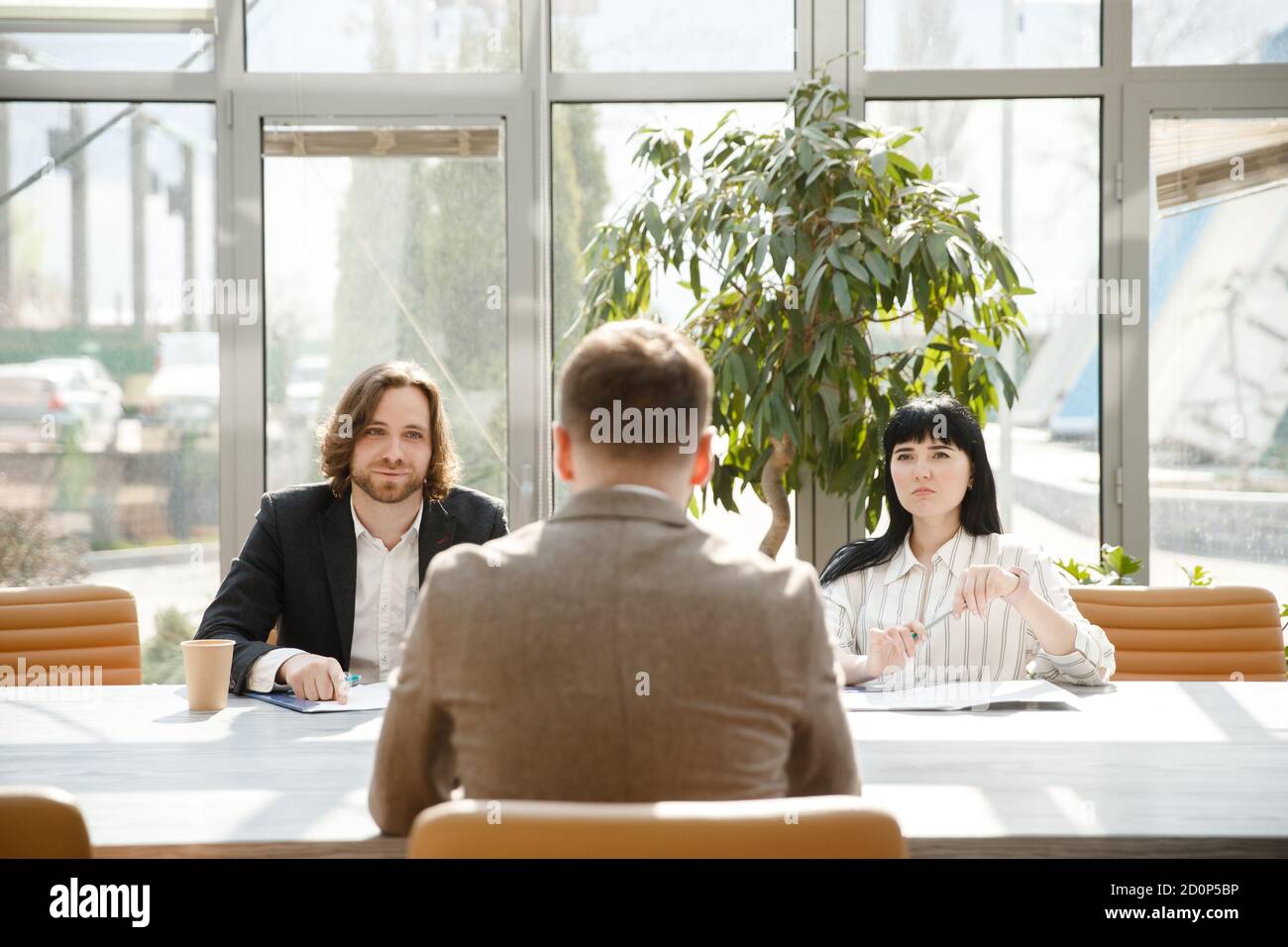 A man is on a job interview Stock Photo - Alamy