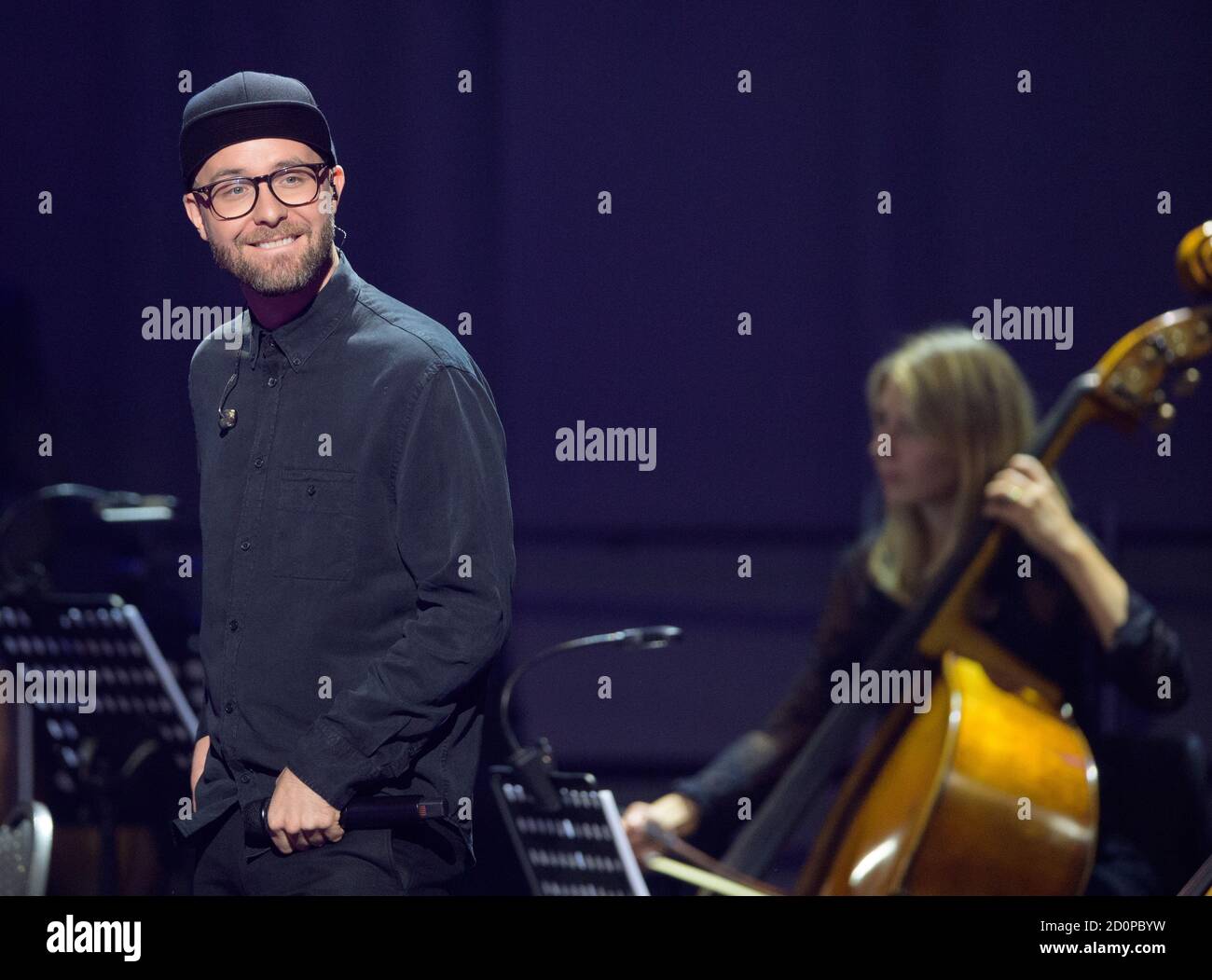 Potsdam, Germany. 03rd Oct, 2020. Mark Foster sings at the ceremony for ...